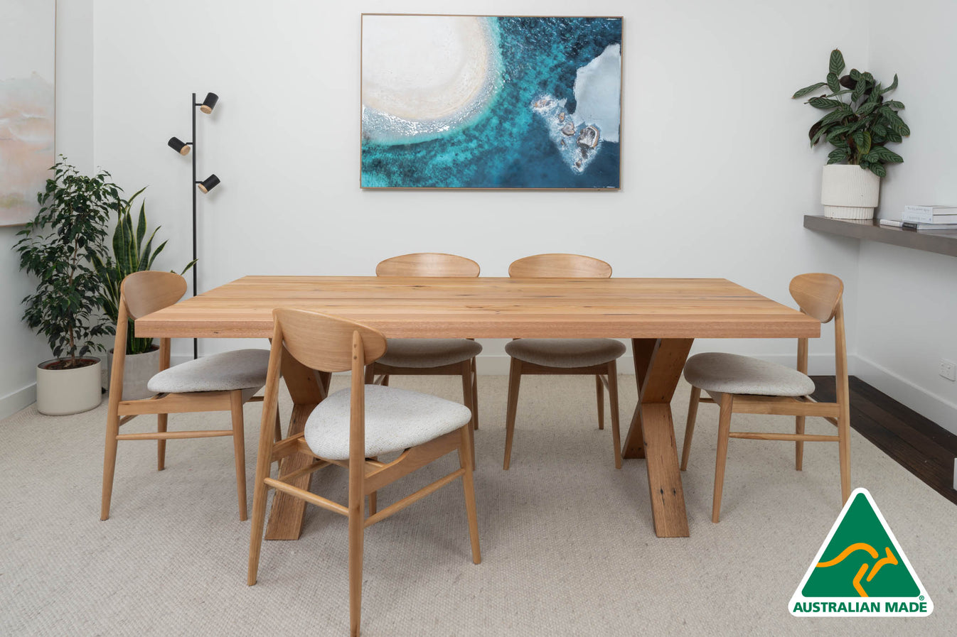 Zoho Reclaimed Messmate Dining Table – The Acacia Tree