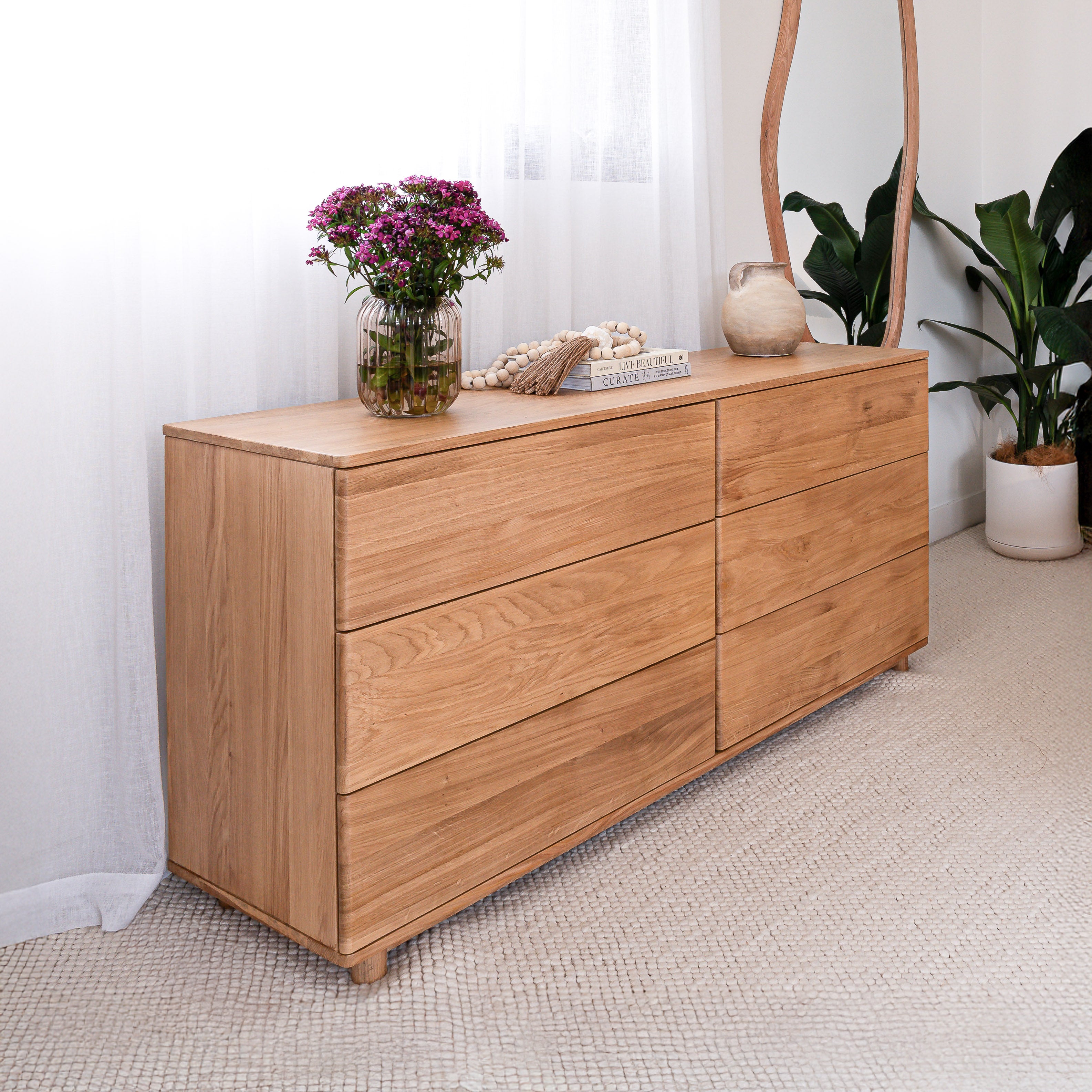Solara American Oak Dresser – The Acacia Tree